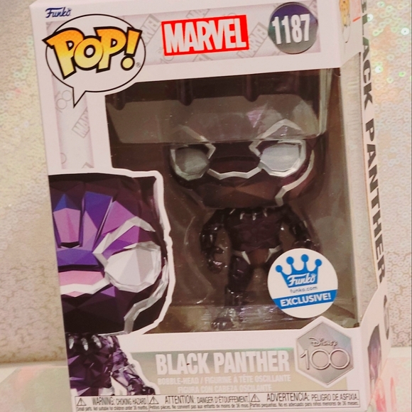 Funko | Other | Funko Pop Marvel Black Panther 187 Facet Disney 10 ...